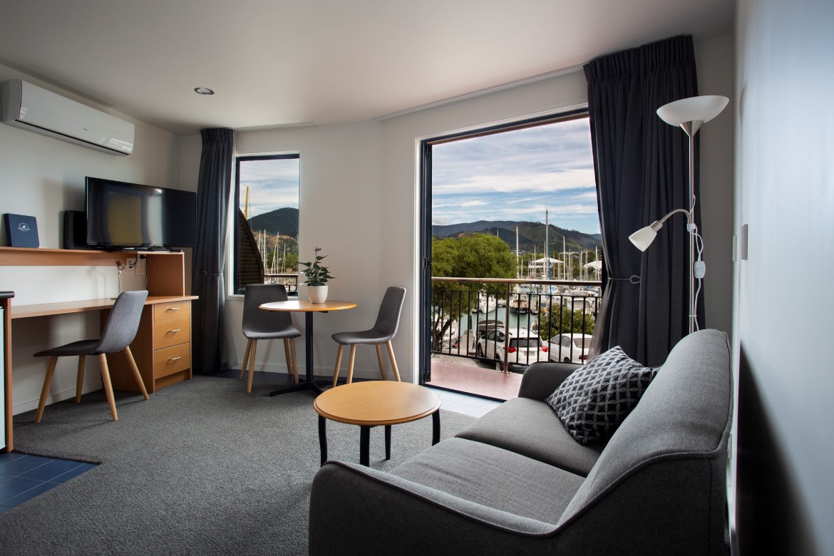 Harbour View 1 bedroom - Harbourside Motel Nelson Accommodation ...